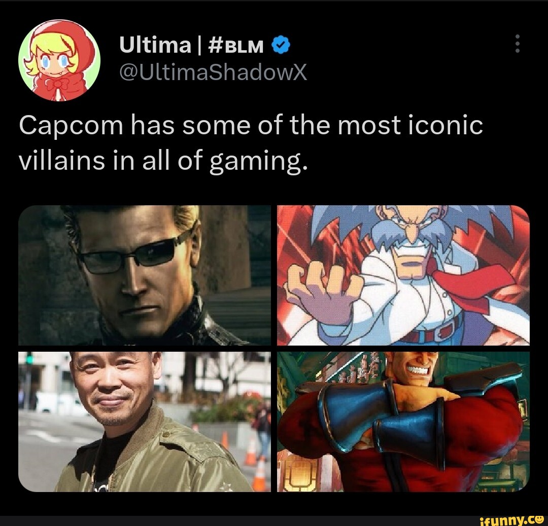 @UltimaShadowX Capcom has some of the most iconic villains in all of ...
