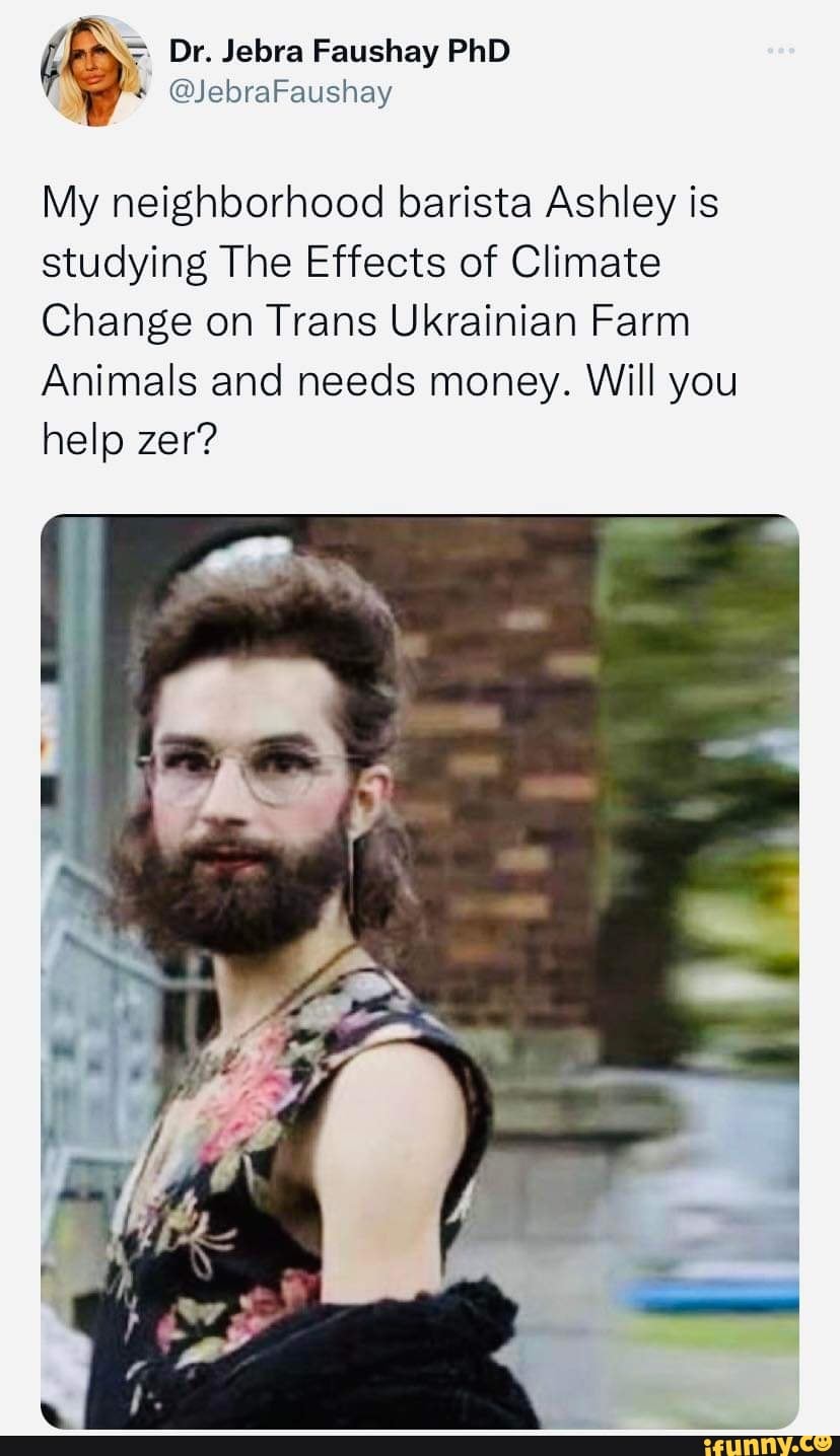 Dr. Jebra Faushay PhD My neighborhood barista Ashley is studying The ...