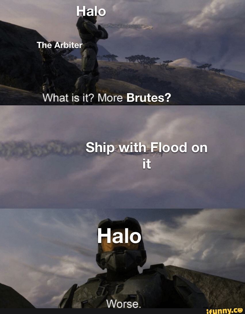 Halo The Arbiter What is it? More Brutes? Ship with Flood on it Halo ...
