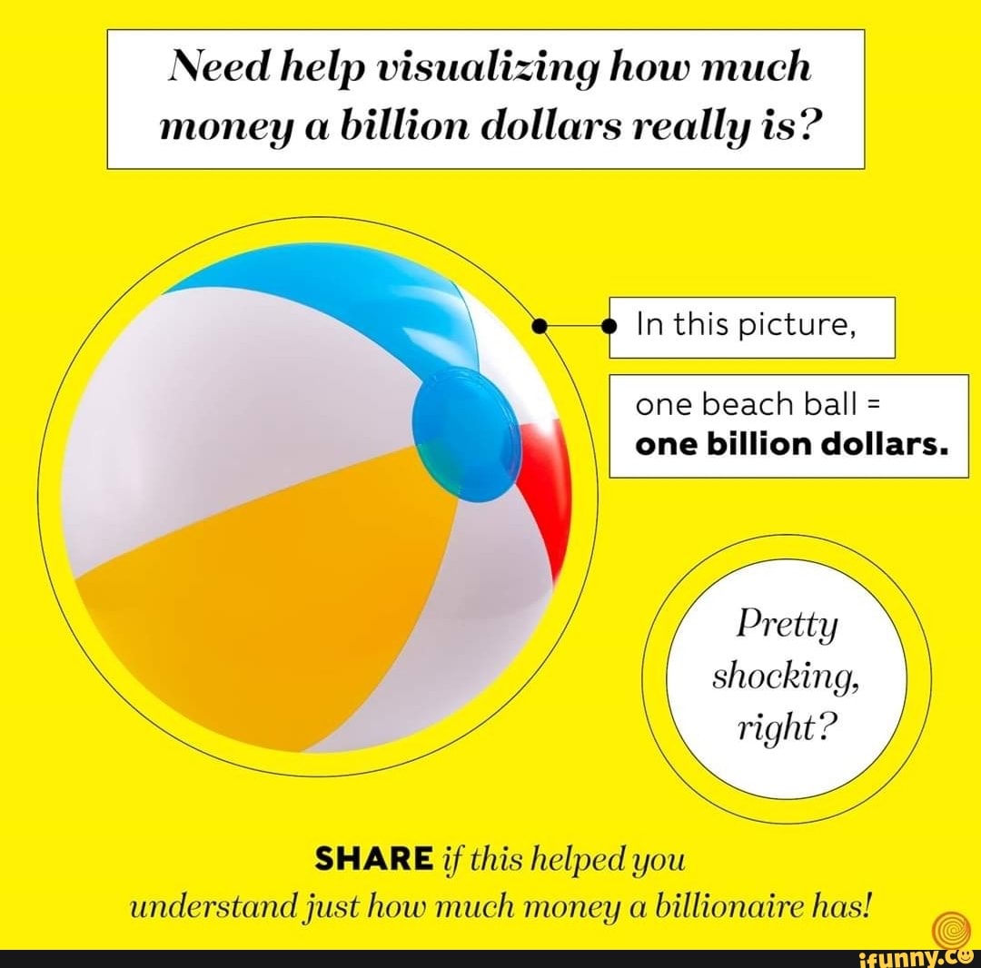 Need help visualizing how much money a billion dollars really is? In ...