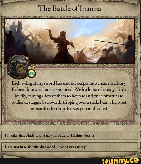 Gristle is scary - The Battle Each swing of my sword has sent me decper ...