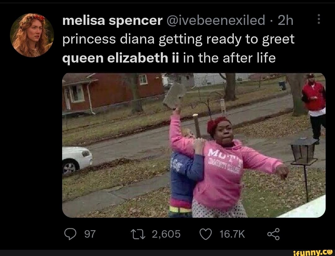 Melisa spencer @ivebeenexiled princess diana getting ready to greet ...