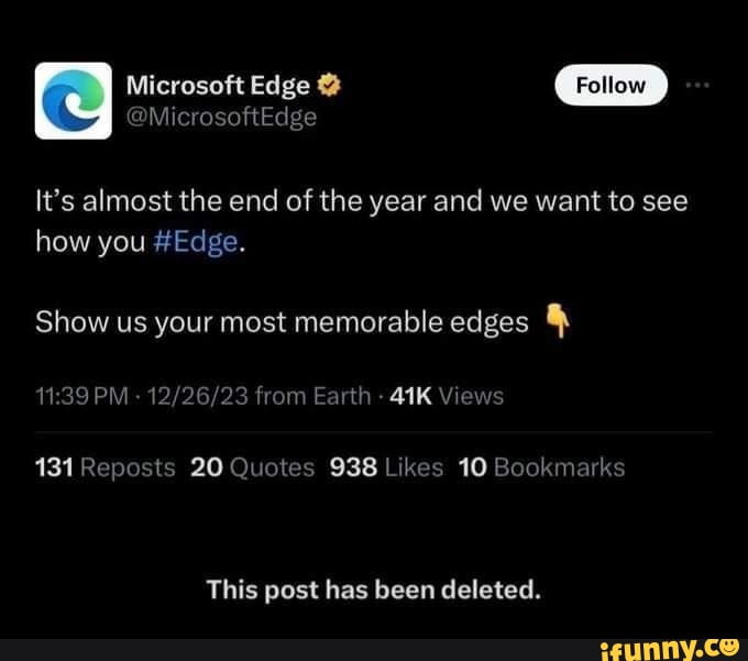 Edge memes. Best Collection of funny Edge pictures on iFunny