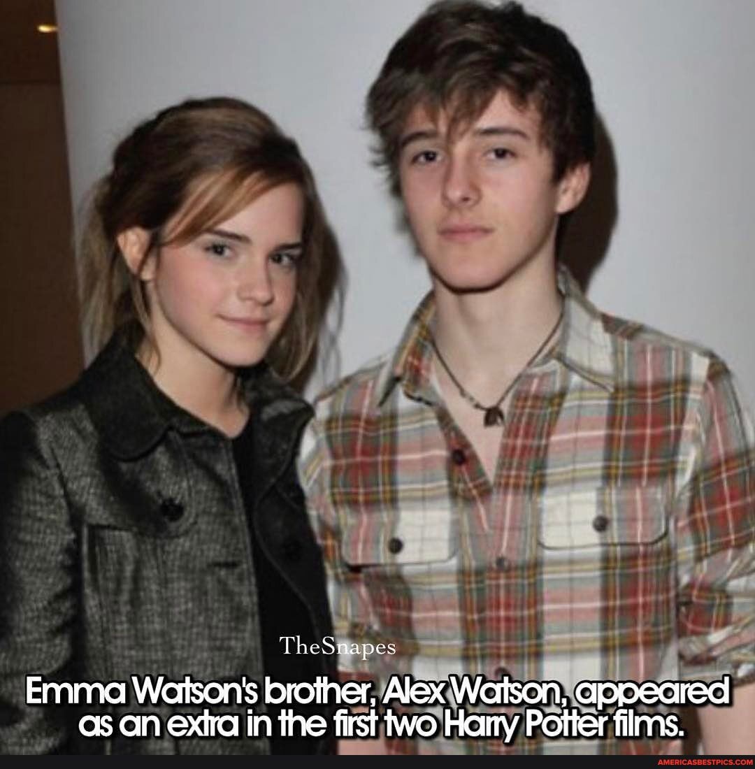 TheSnapes Emma Watson's brother, Alex Watson, appeared as an extra in ...