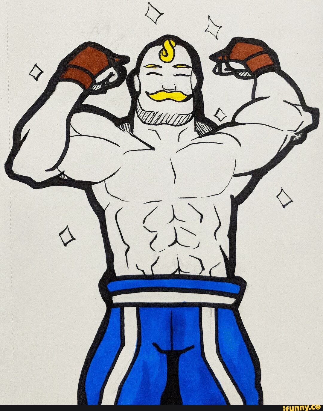 Alex Armstrong from Fullmetal alchemist! Edit: Thanks everyone for the ...