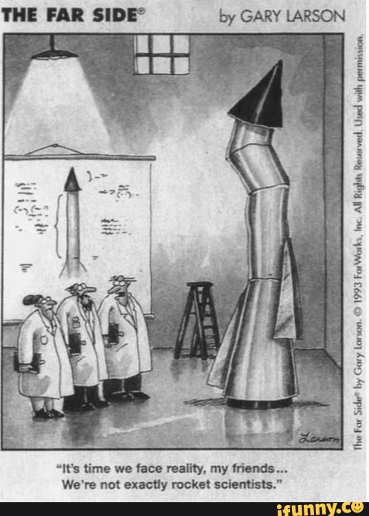 THE FAR SIDE by GARY LARSON "It's time we face reality, my friends ...