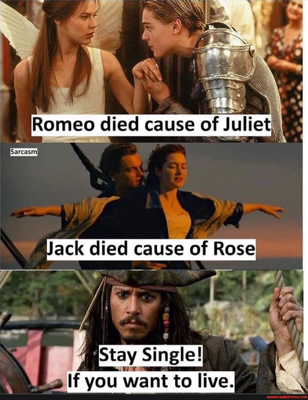 Romeo died died ceuse cause Jack died cause of Rose you want to live ...