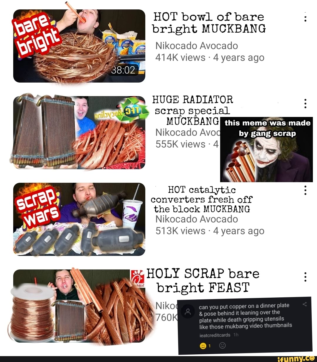 HOT bowl of bare bright WUCKBANG Nikocado Avocado 414K views 4 years ...