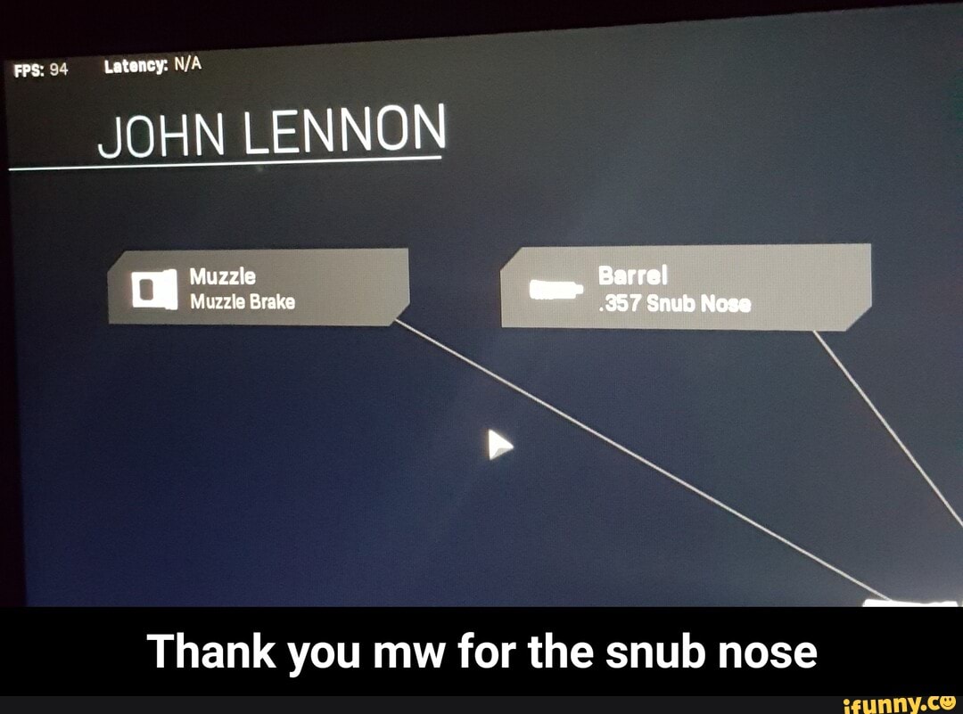 Thank you mw for the snub nose - Thank you mw for the snub nose - iFunny