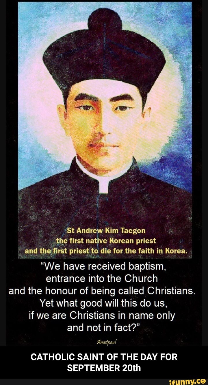St Andrew Kim Taegon _ the first native Korean priest and the first ...
