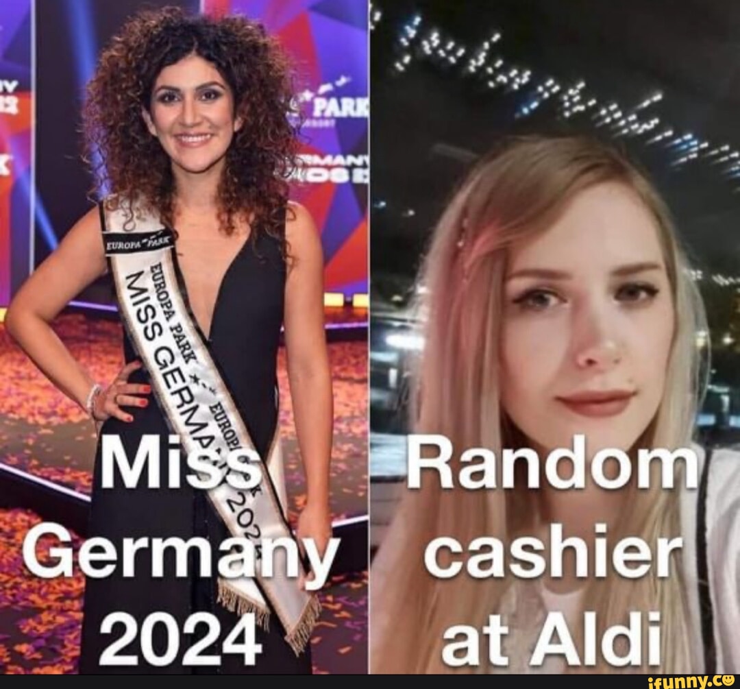 AS VAL. - Miss Random Germany cashier 2024 at Aldi - iFunny