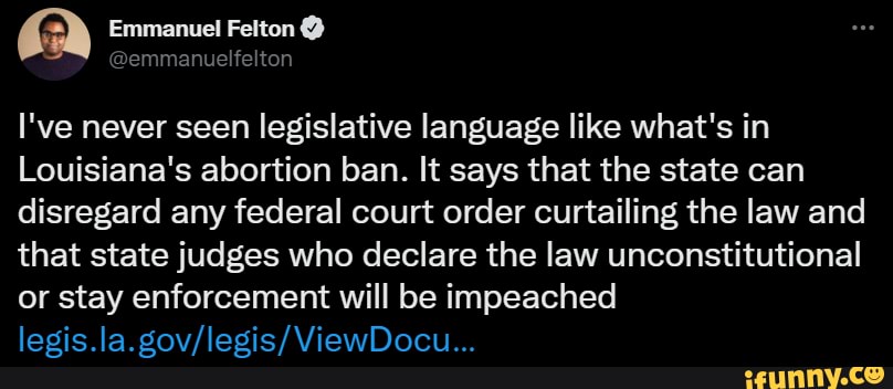 Is this tantamount to secession? - fa Emmanuel Felton @emmanuelfelton I ...