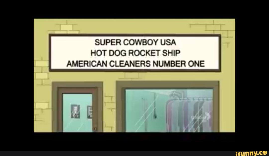That's probably it. - SUPER COWBOY USA HOT DOG ROCKET SHIP AMERICAN ...
