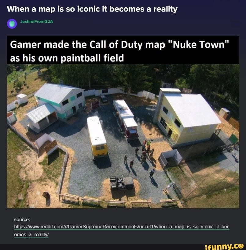 When map is so iconic it becomes a reality JustineFromG2A, Gamer made ...