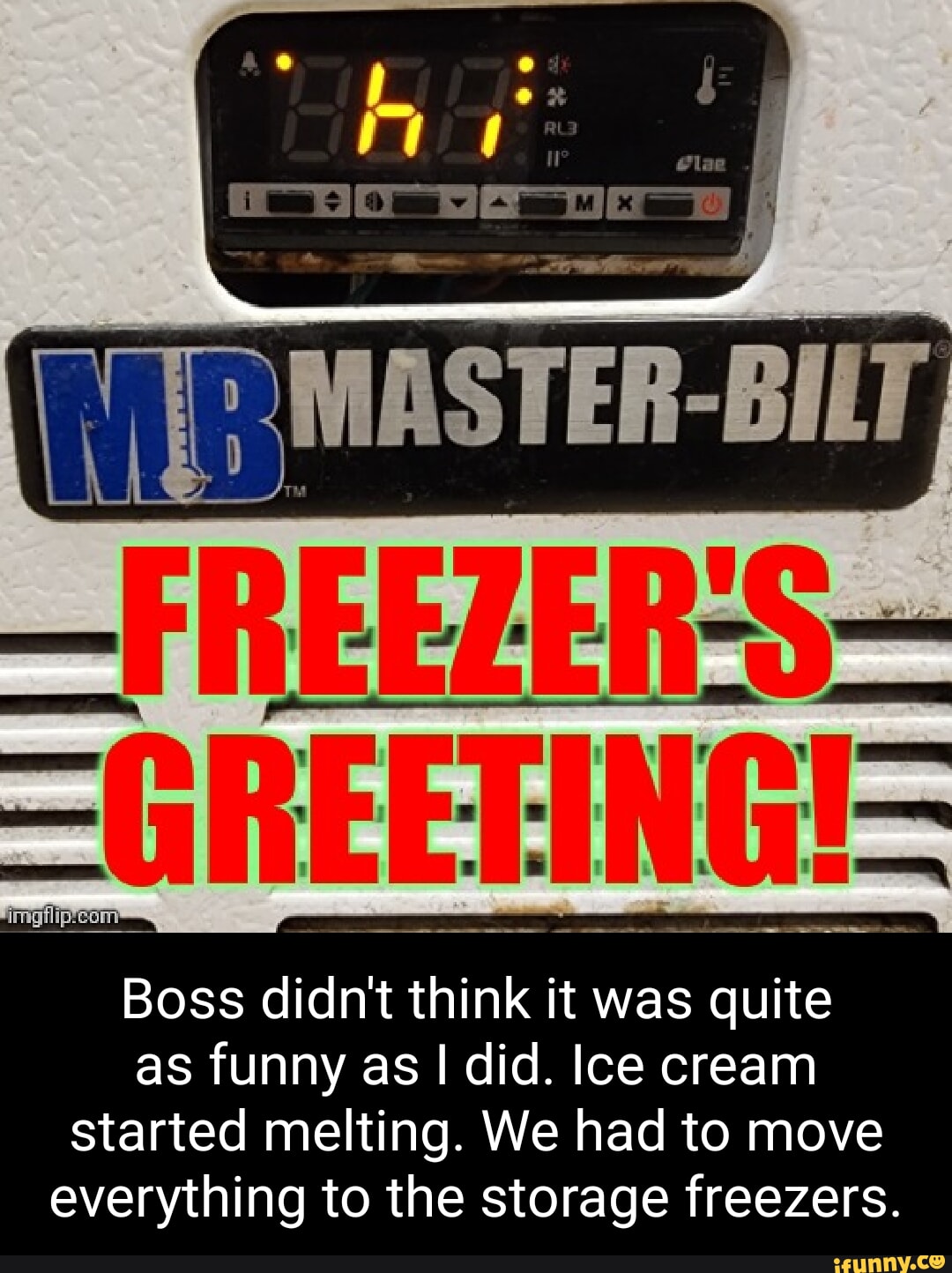 I I Boss didn't think it was quite as funny as I did. Ice cream started ...