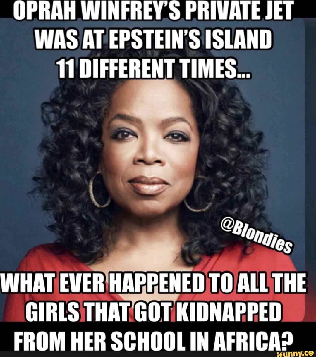 OPRAH WINFREY'S PRIVATE JET WAS AT EPSTEIN'S ISLAND 11 DIFFERENT TIMES... WHAT EVER HAPPENED TO ...