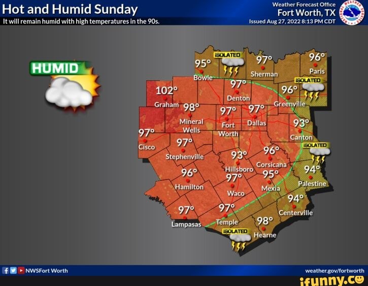 Hot and Humid Sunday will remain humid with high temperatures in the ...