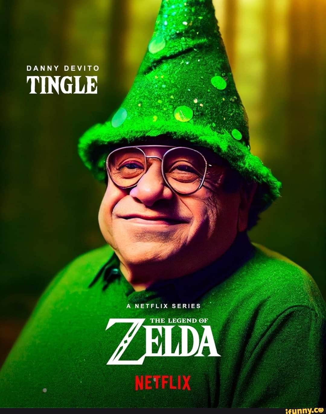 DANNY DEVITO TINGLE A NETFLIX SERIES THE LEGEND OF NETFLIX - iFunny