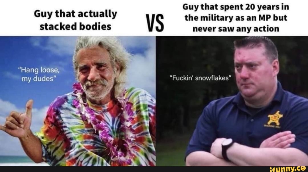 Guy that spent 20 years in Guy that stacked actually bodies VS the ...