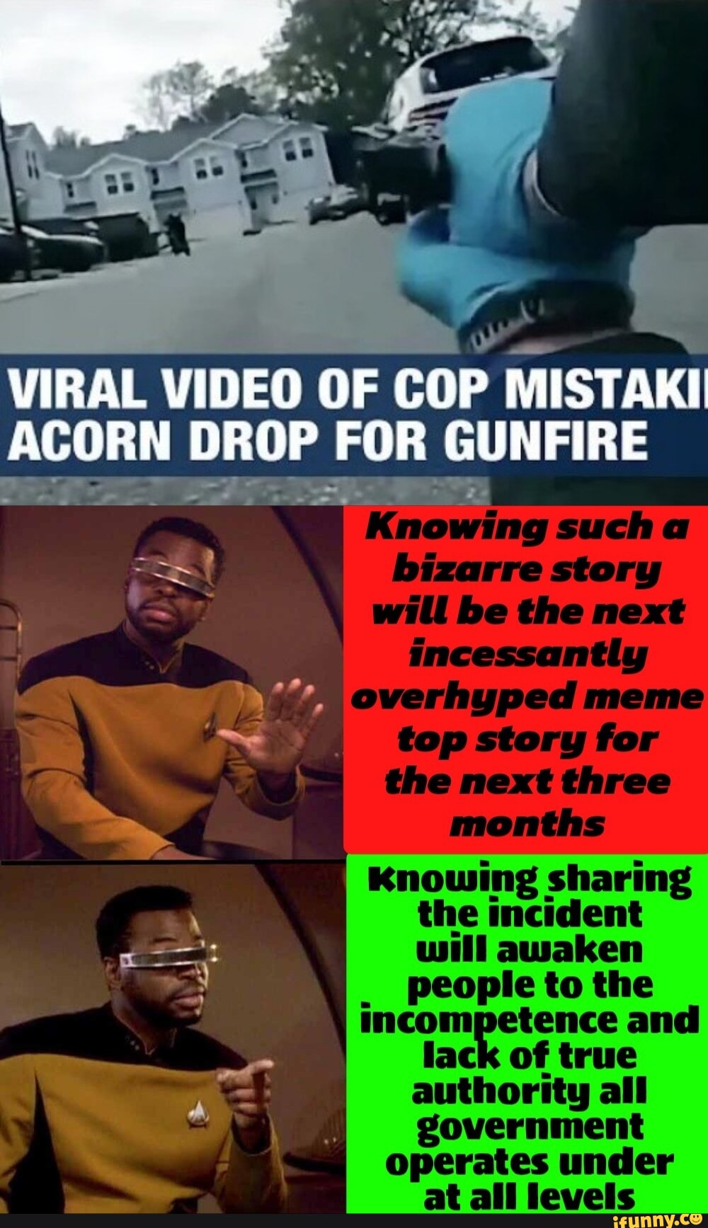 VIRAL VIDEO OF COP MISTAKI ACORN DROP FOR GUNFIRE Knowing sharing the ...