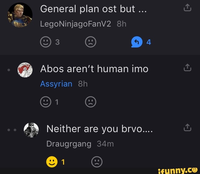 General plan ost but LegoNinjagoFanV2 Abos aren't human imo Assyrian ...