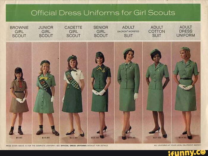 Official Dress Uniforms for Girl Scouts BROWNIE JUNIOR CADETTE SENIOR ...