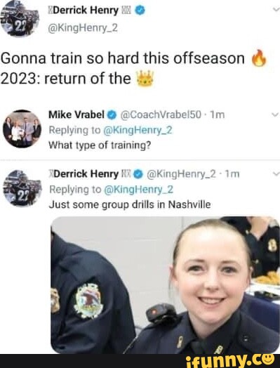 Derrick Henry @ Gonna train so hard this offseason 2023: return of the ...