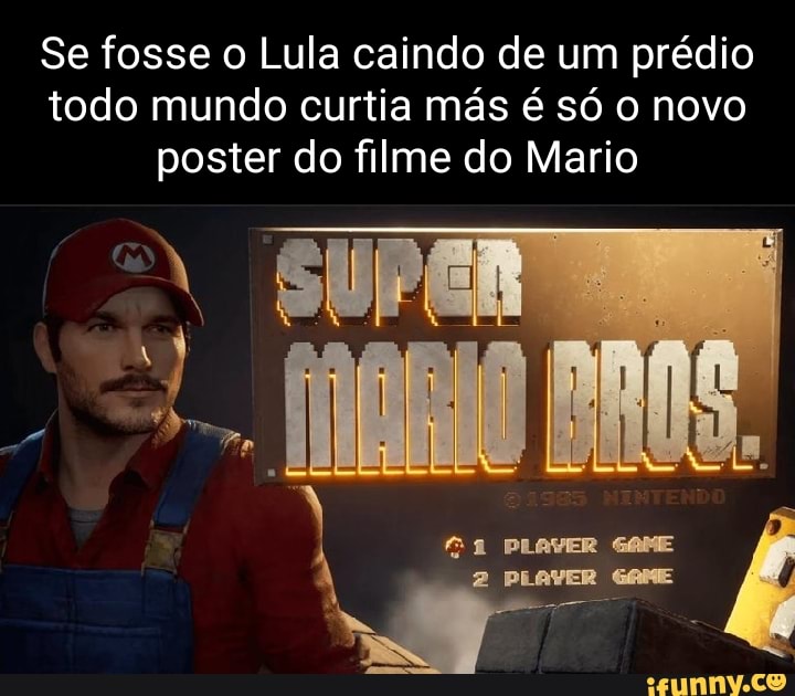 Se fosse o Lula caindo de um prédio todo mundo curtia más é só o novo ...