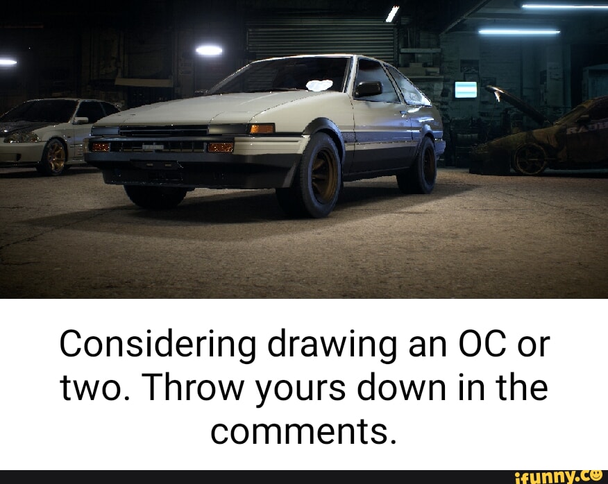 Considering drawing an OC or two. Throw yours down in the comments ...