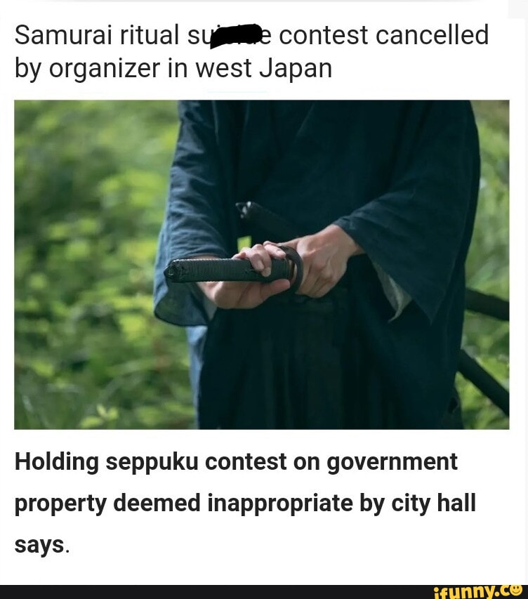 Samurai ritual contest cancelled by organizer in west Japan Holding ...