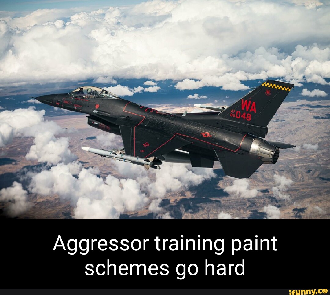 Aggressor training paint schemes go hard - iFunny