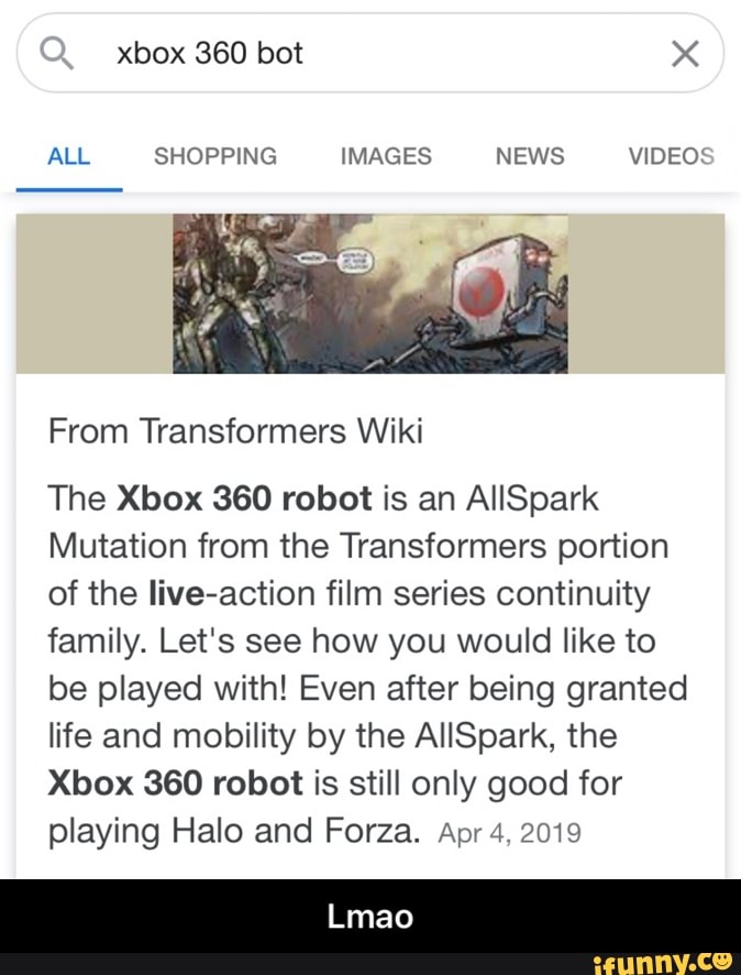 ALL SHOPPING IMAGES NEWS VIDEOS From Transformers Wiki The Xbox 360 ...