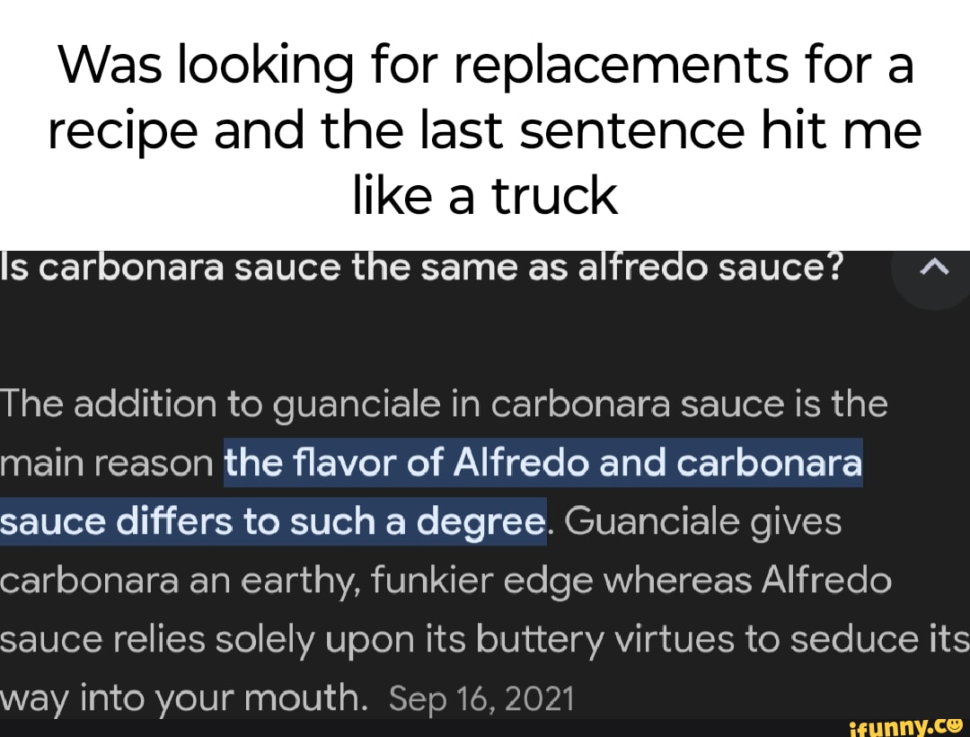 Carbonara memes. Best Collection of funny Carbonara pictures on iFunny