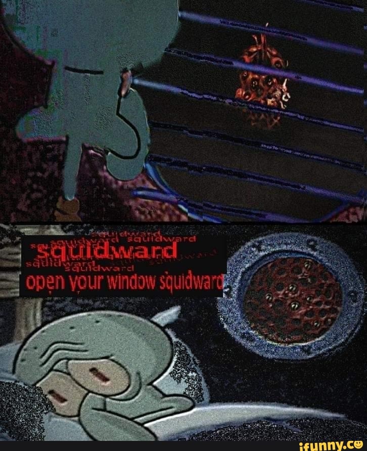 Open your window squidwar - iFunny