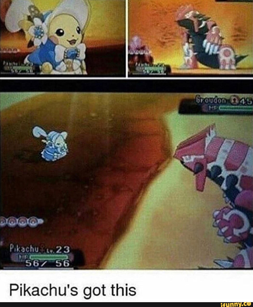 PALE Fe) Plachu 23 Pikachu's got this - iFunny