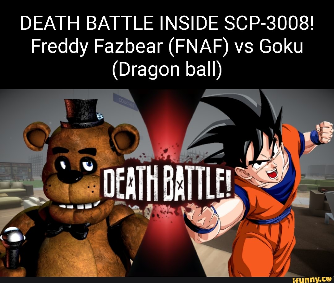 DEATH BATTLE INSIDE SCP-3008! Freddy Fazbear (FNAF) vs Goku (Dragon ...