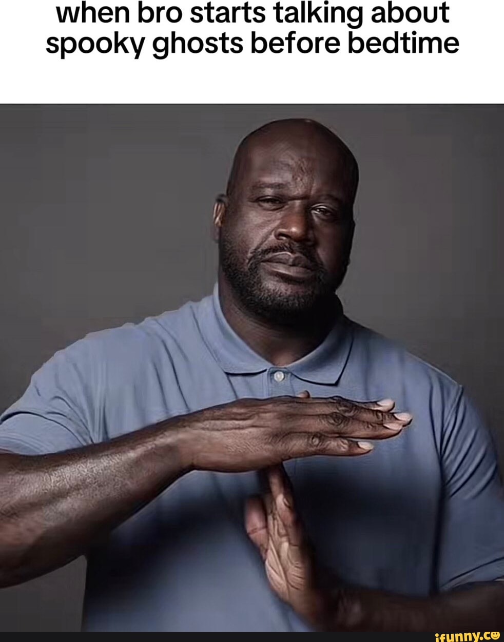 When bro starts talking about spooky ghosts before bedtime - iFunny