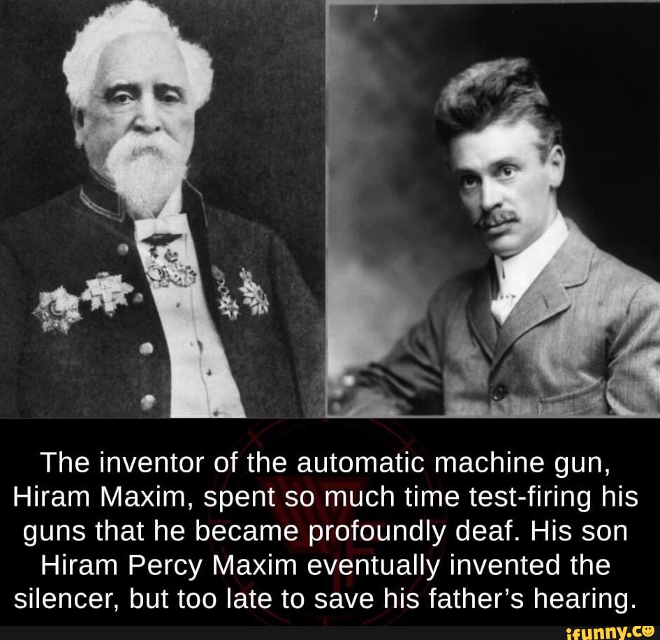The inventor of the automatic machine gun, Hiram Maxim, spent so much ...