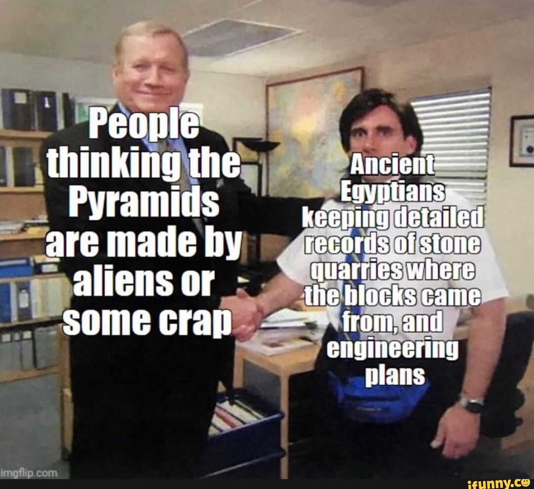 Thinking the Ancient = gyptlans= Pyramids keeping detailed are made by ...