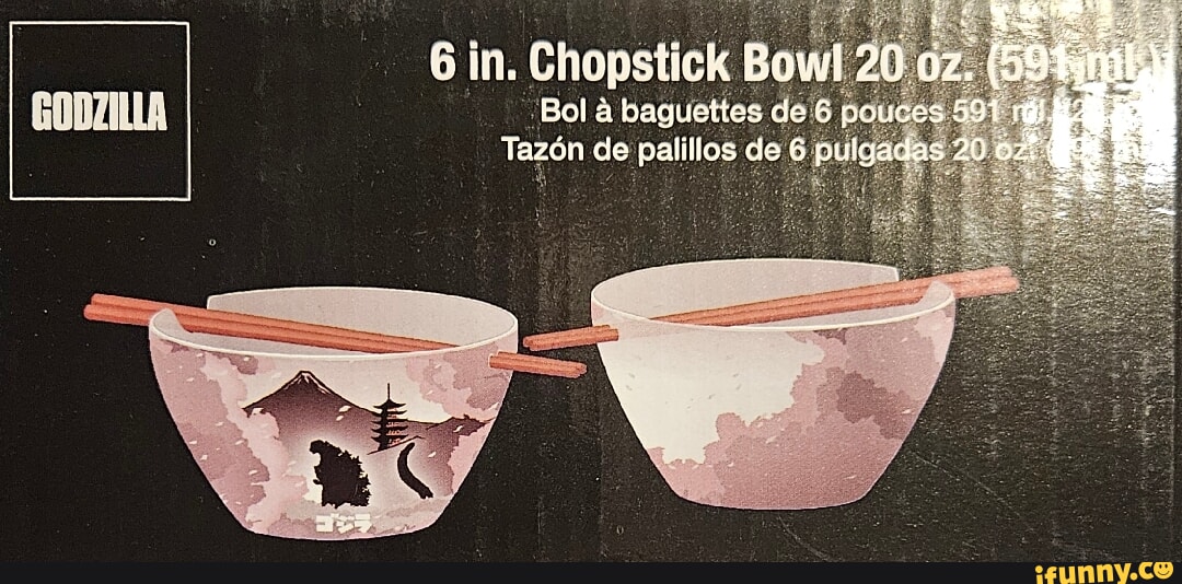 6 in. Chopstick Bowl 20 'Bol baguettes Tazon de palillos d - iFunny