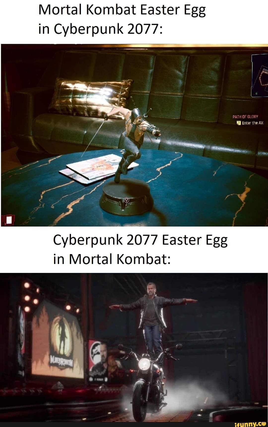 Mortal Kombat Easter Egg In Cyberpunk 2077 Cyberpunk 2077 Easter Egg