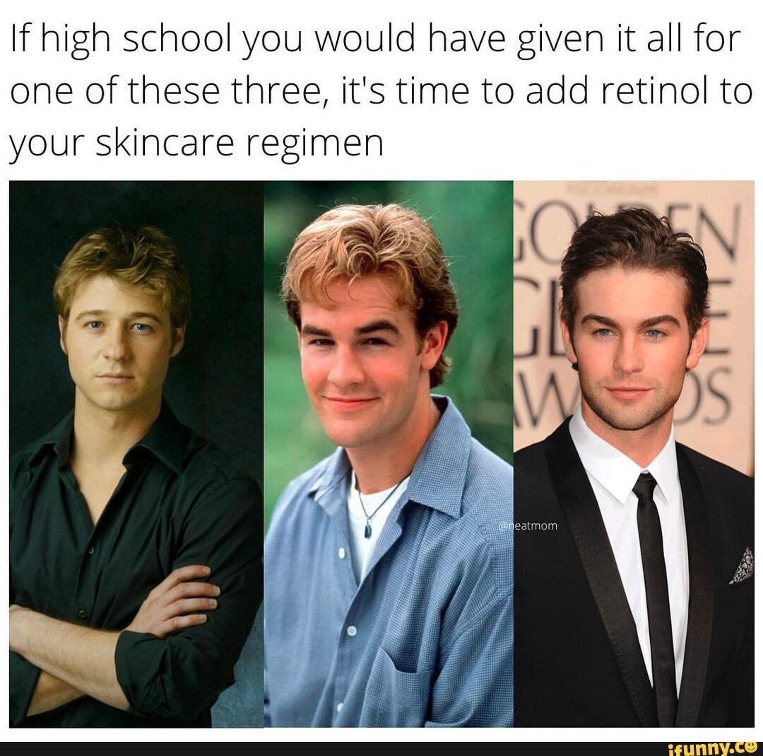 If high school you would have given it all for one of these three, it's ...