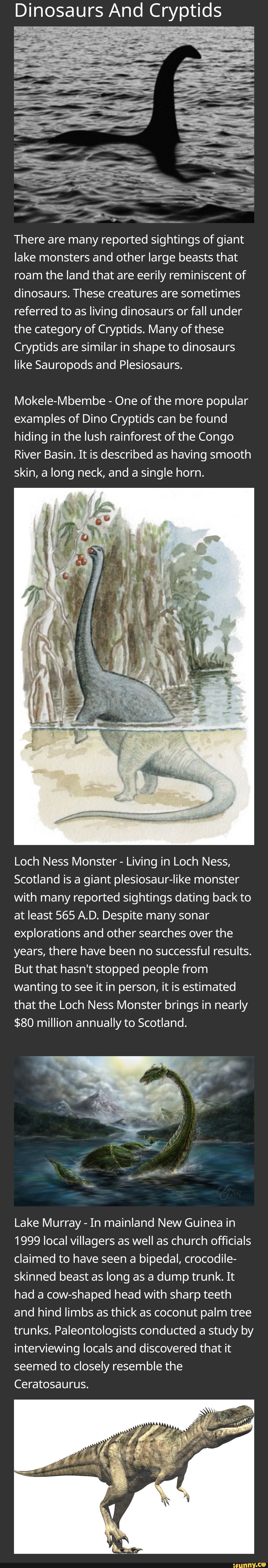 Cryptids memes. Best Collection of funny Cryptids pictures on iFunny