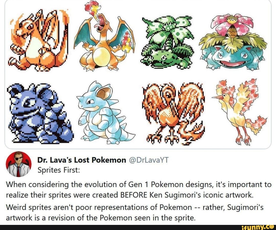 Dr. Lava's Lost Pokemon (DDrLavaYT Sprites First: When considering the ...