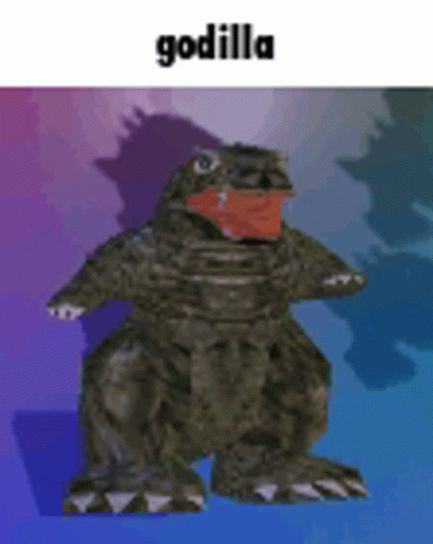 Tired of scrolling? enjoy a godzilla spinning - iFunny