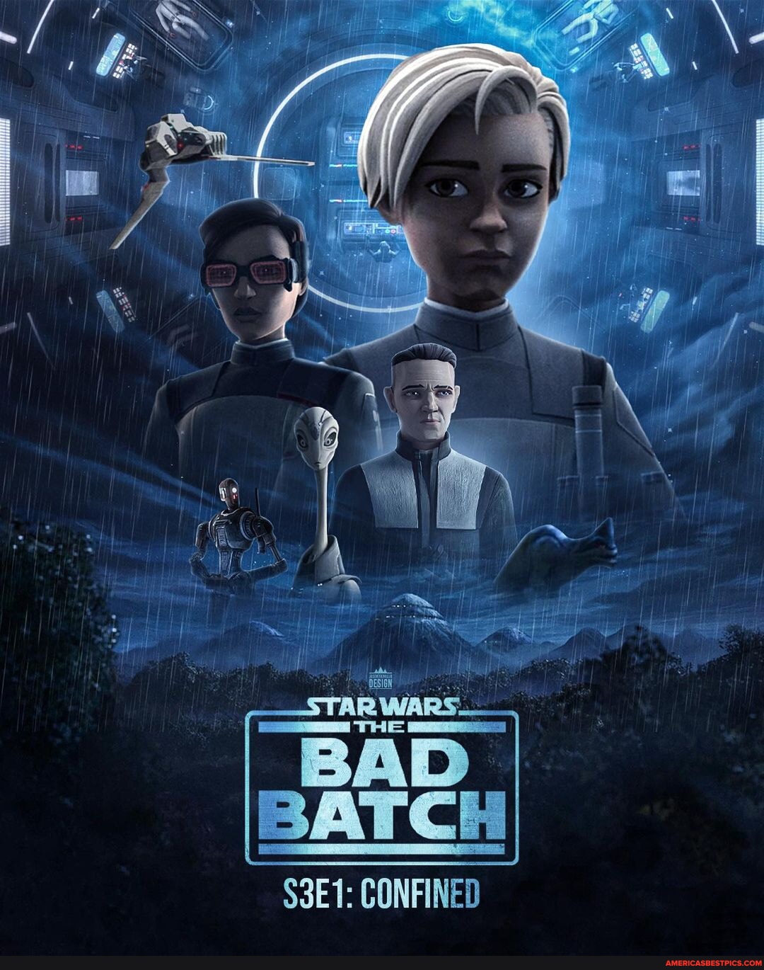 THE BAD BATCH - S3E1: CONFINED My first ever episode poster for The Bad ...