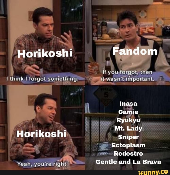 Horikoshi Fandom think thea- Inasa Camie Ryukyu Mt. Lady Horikoshi ...