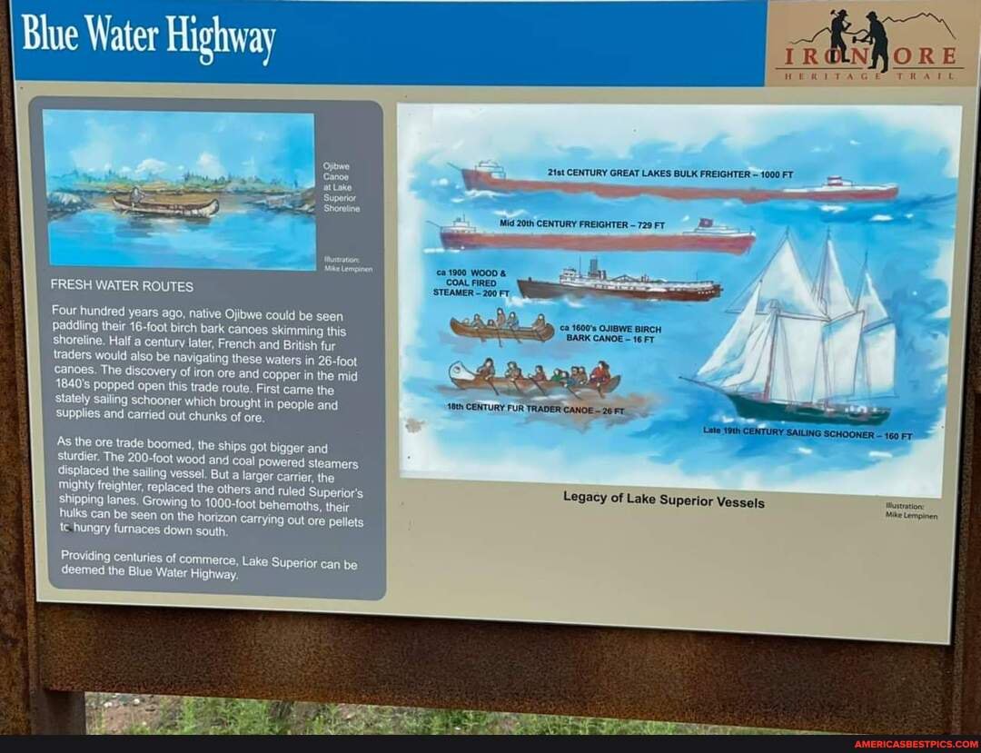 Did you know??? Lake Superior and other shipping routes is known as the ...