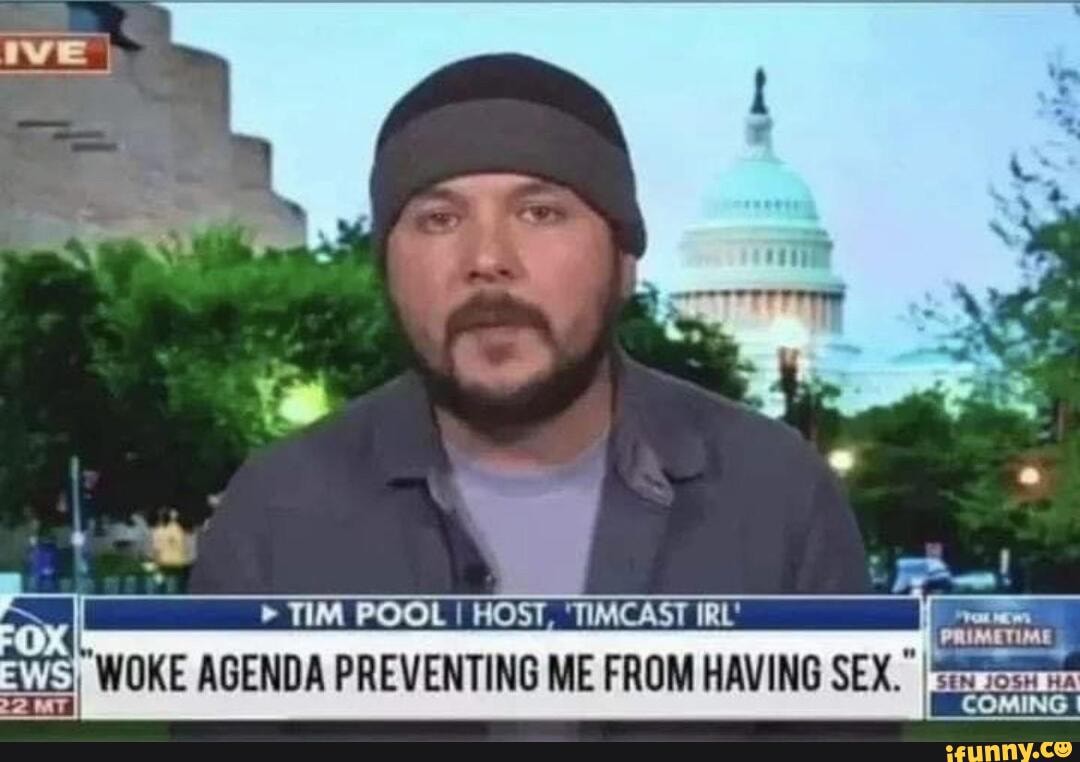 > TIM POOL I HOST, 'TIMCAST IRL' WOKE AGENDA PREVENTING ME FROM HAVING ...
