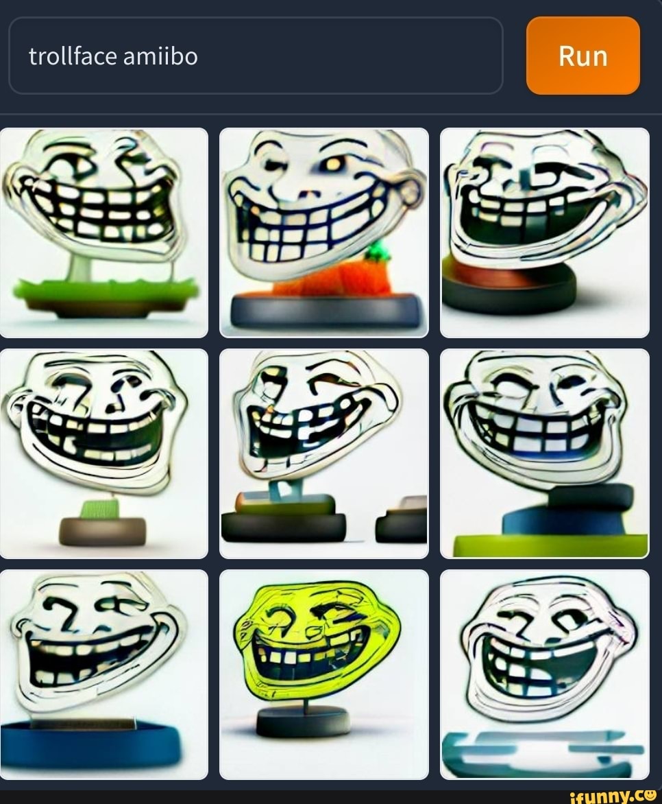 Run trollface amiibo II - iFunny